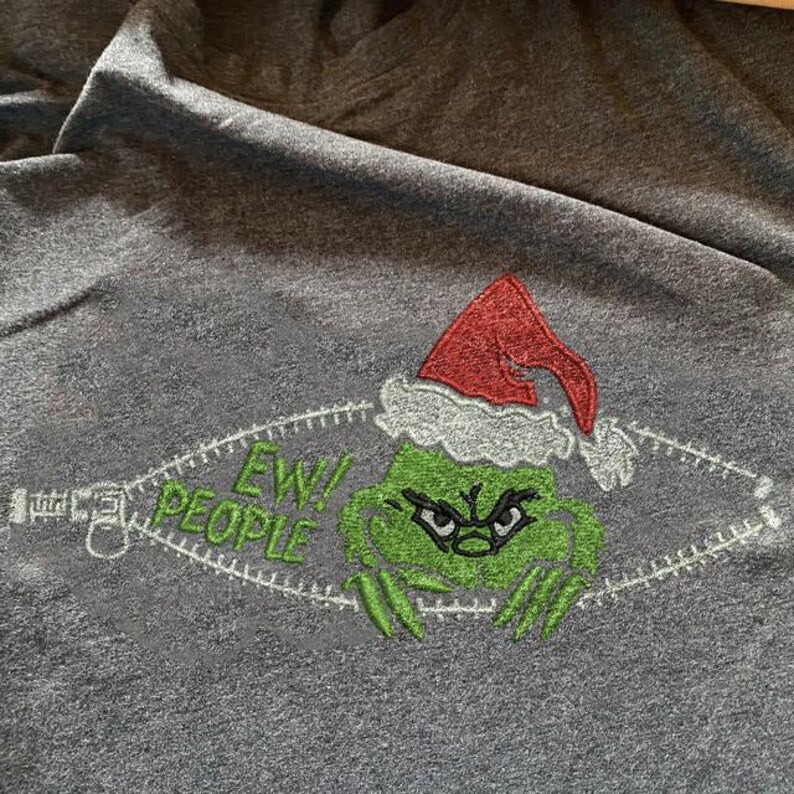 GRINCH EWW PEOPLE Embroidery Design - Etsy
