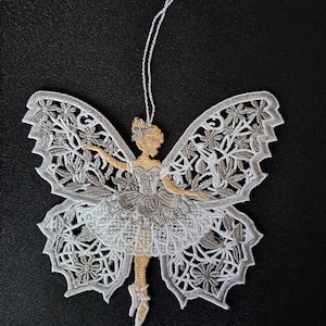 Blue Ballerina FSL Embroidery Design - Etsy