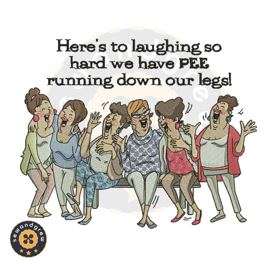 Hippi Six Ladies Embroidery Design - Etsy