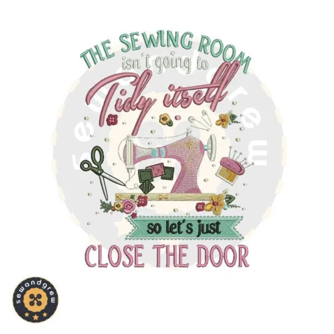 Sewing Room Embroidery Design - Etsy