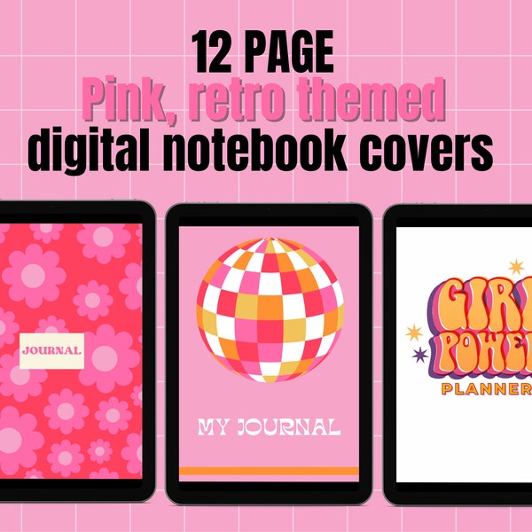 Aesthetic Pink Notebook - Etsy