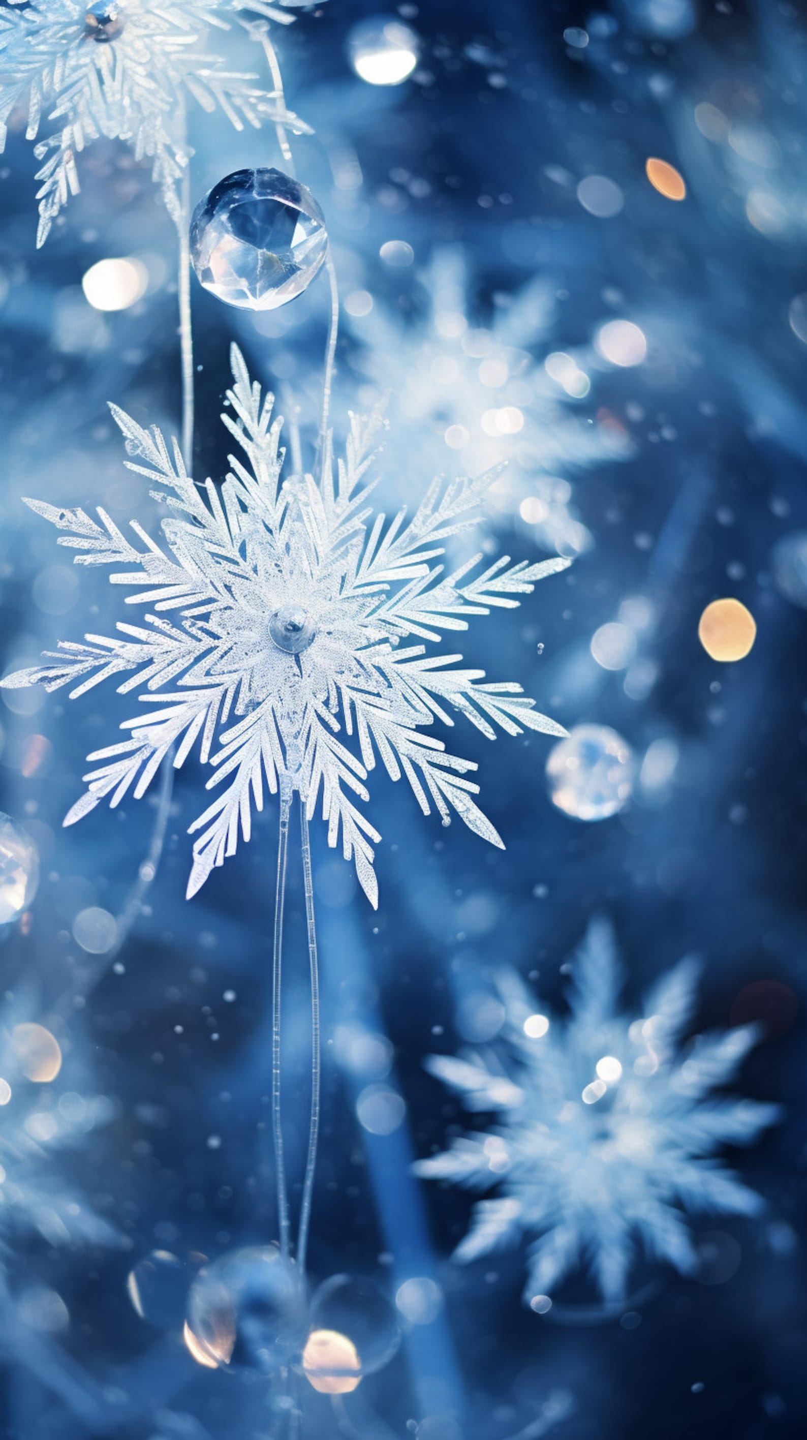 Winter Wonderland Wallpaper Bundle - Snowflake Bundle - 16:9 Aspect ...