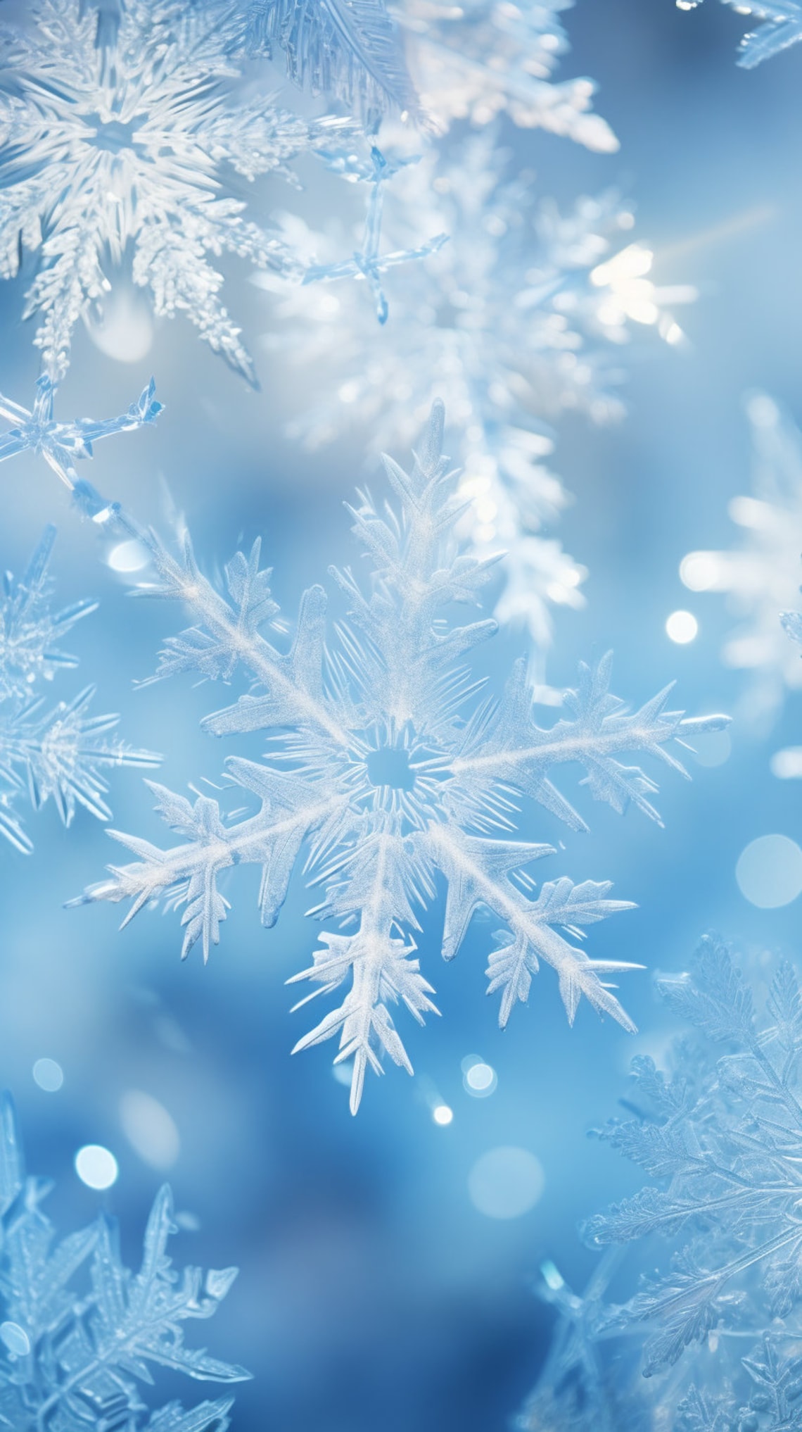 Winter Wonderland Wallpaper Bundle - Snowflake Bundle - 16:9 Aspect ...