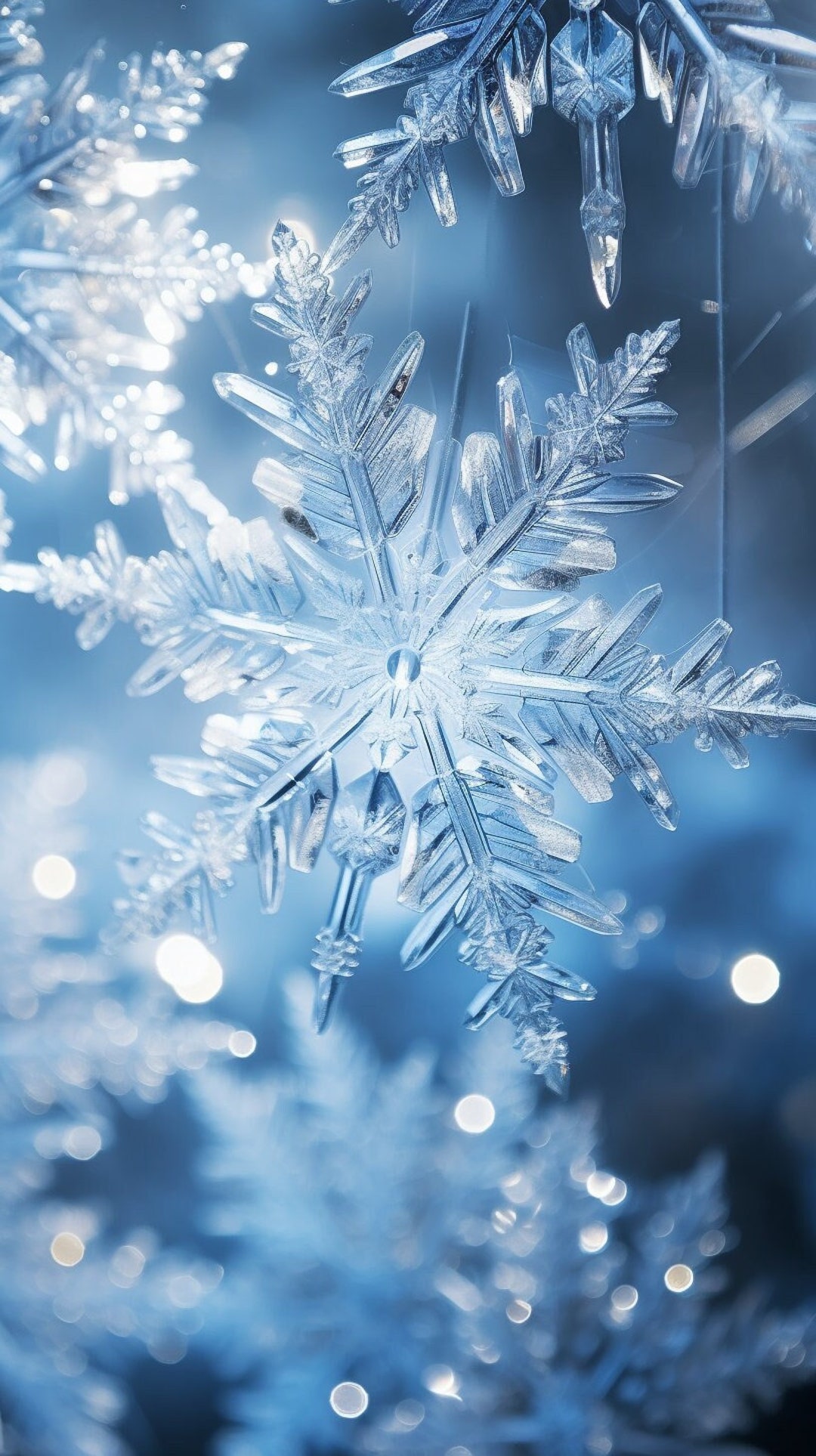 Winter Wonderland Wallpaper Bundle - Snowflake Bundle - 16:9 Aspect ...