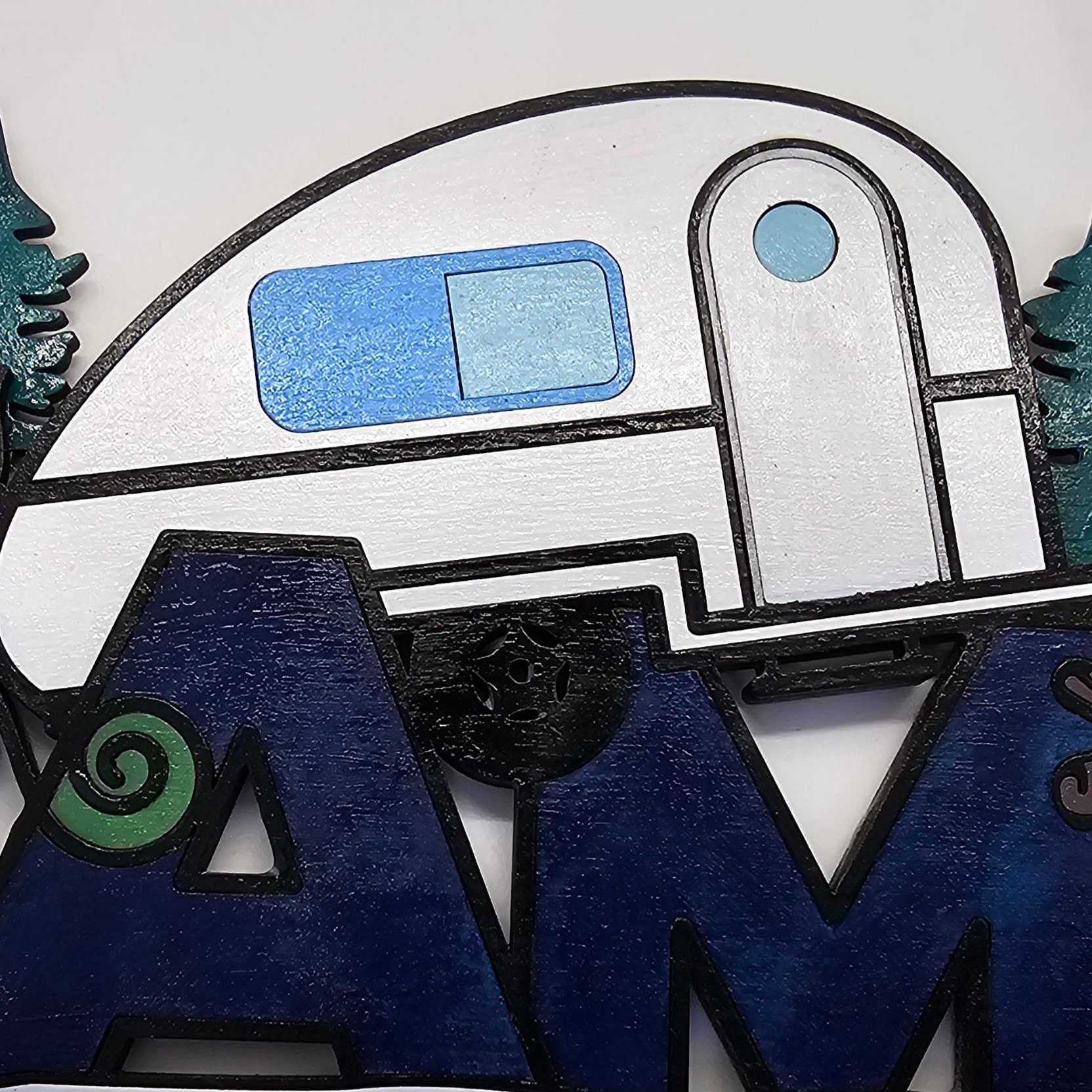 Happy Campers Sign, Welcome Sign for Campsite, Personalized Camping ...