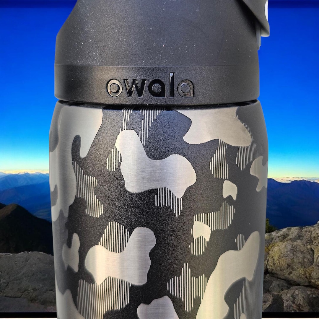 Camo Owala 20, 24 and 32 Oz Bottle | | Miltary Owala Personalized ...