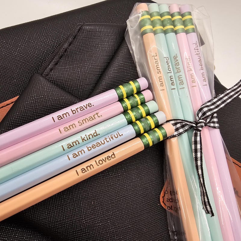 Motivational Pencils - Etsy