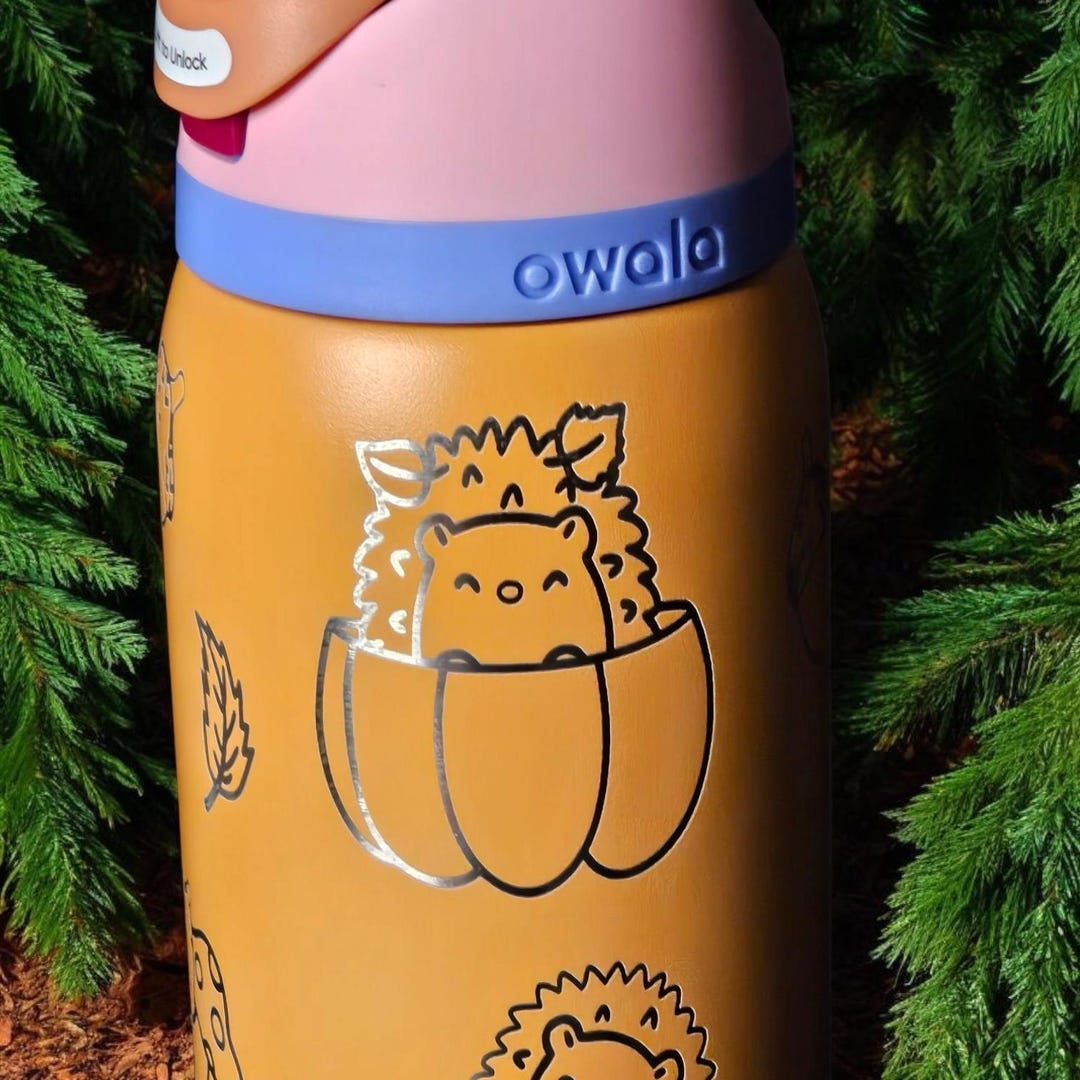 Hedgehog Fall Owala 32 Oz Tumbler, Harvest Tumbler, Fall Season Lover ...