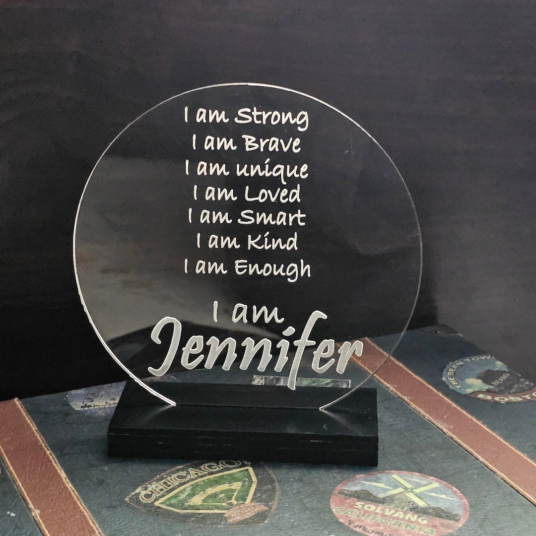 Inspirational Affirmation Sign, Motivational Decor, Positive Quote Art ...