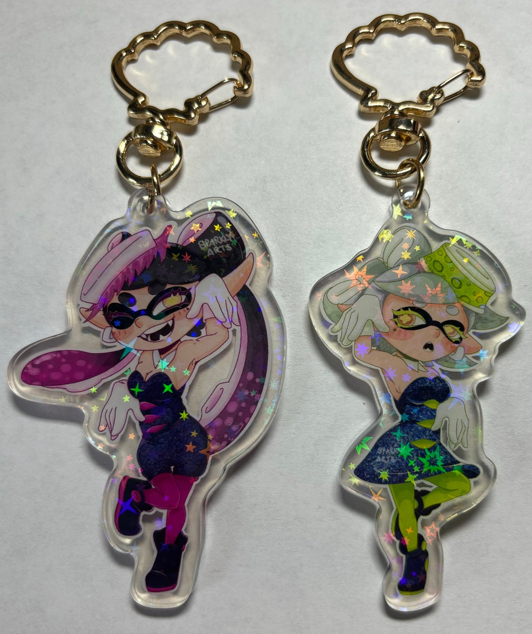 Splatoon Squid Sisters Charms - Etsy