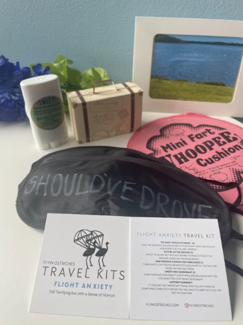 Flight Anxiety Travel Kit by Flyin Ostriches - Etsy