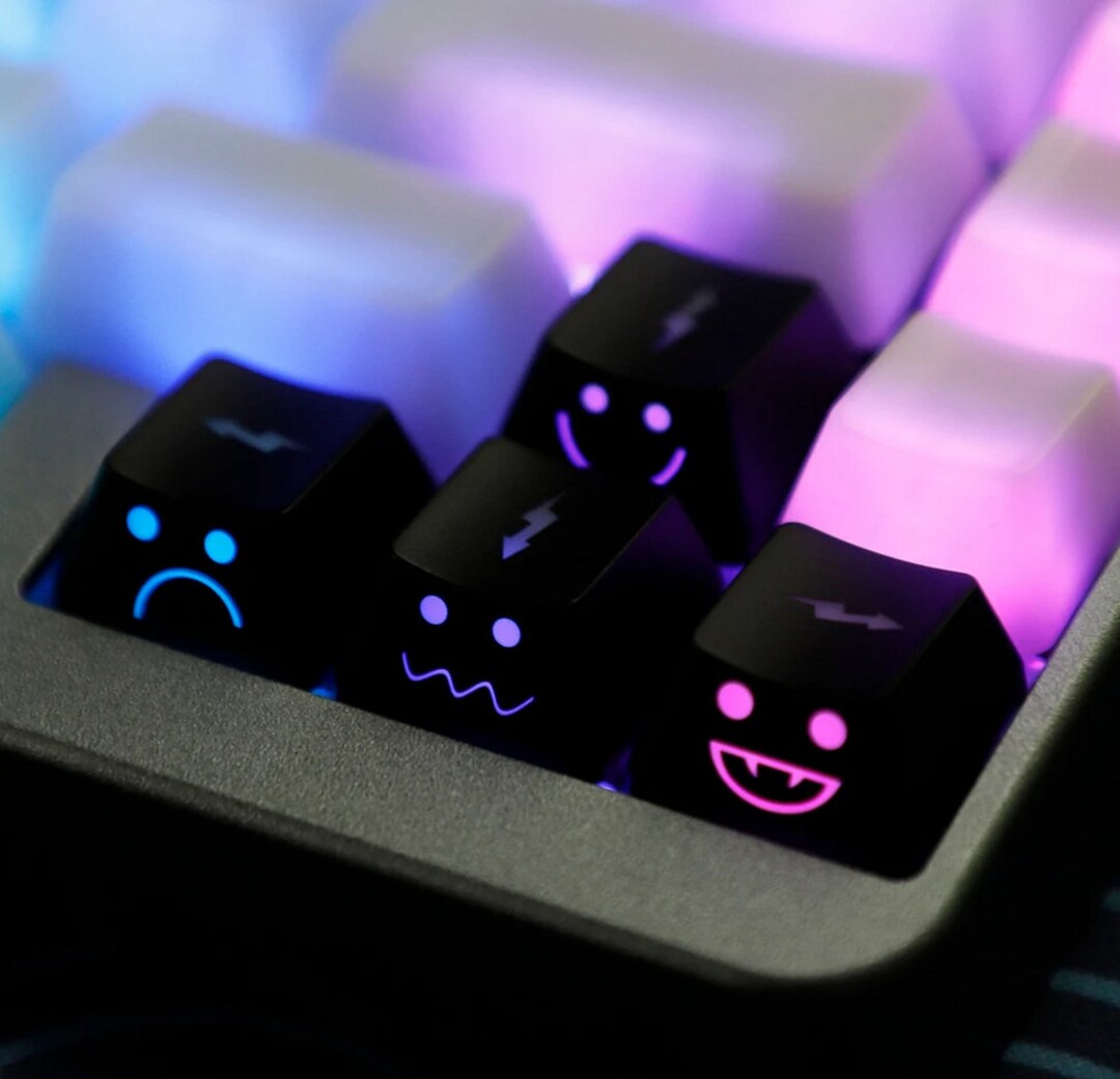 Backlit Cute WASD Arrow Keycaps Kawaii Keycap Cute Keycap - Etsy