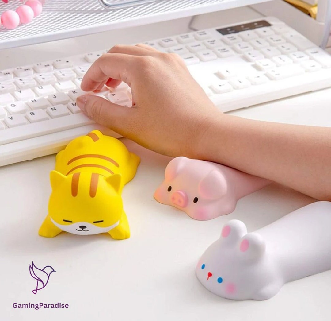Cartoon Hand Rest Cute Animal Wrist Rest Kawaii Keyboard - Etsy