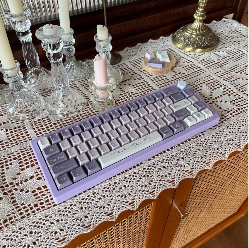 Lila lofi Keycaps set Letter Keycaps pbt für mechanische - Etsy.de
