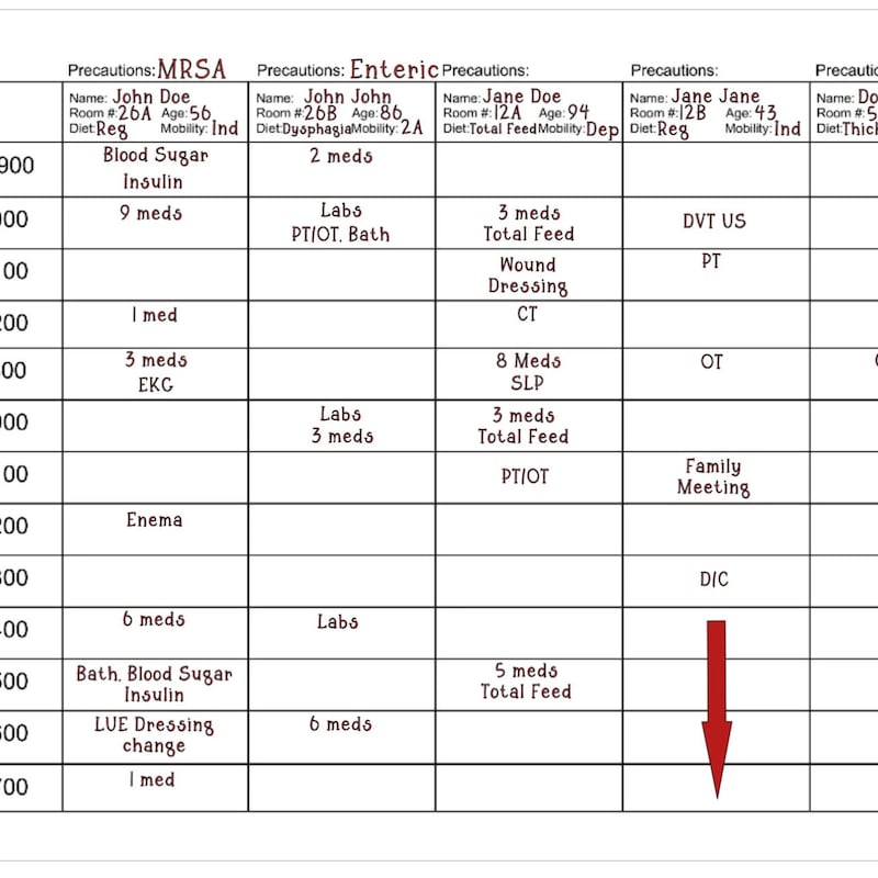 Night Shift Planner - Etsy