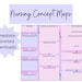Nursing School Concept Map Template, Nursing Concept Map, Nursing Notes ...
