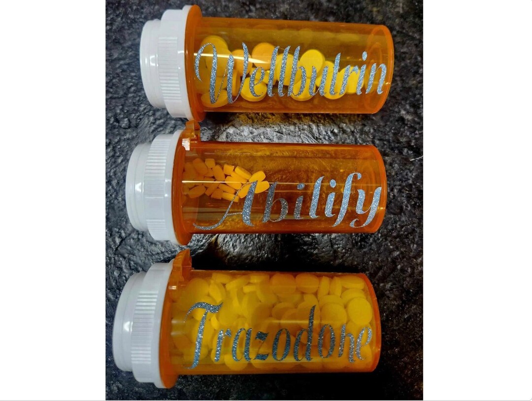 Custom Medication Pill Bottle Labels: Funny Vinyl Decal - Etsy