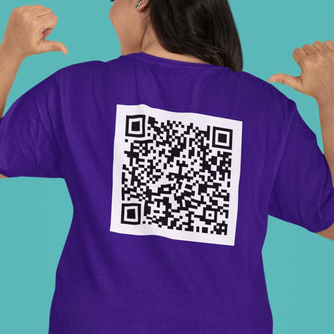 QR Code T-shirt, Let Your Faith Be Greater Than Your Fear, Faith ...