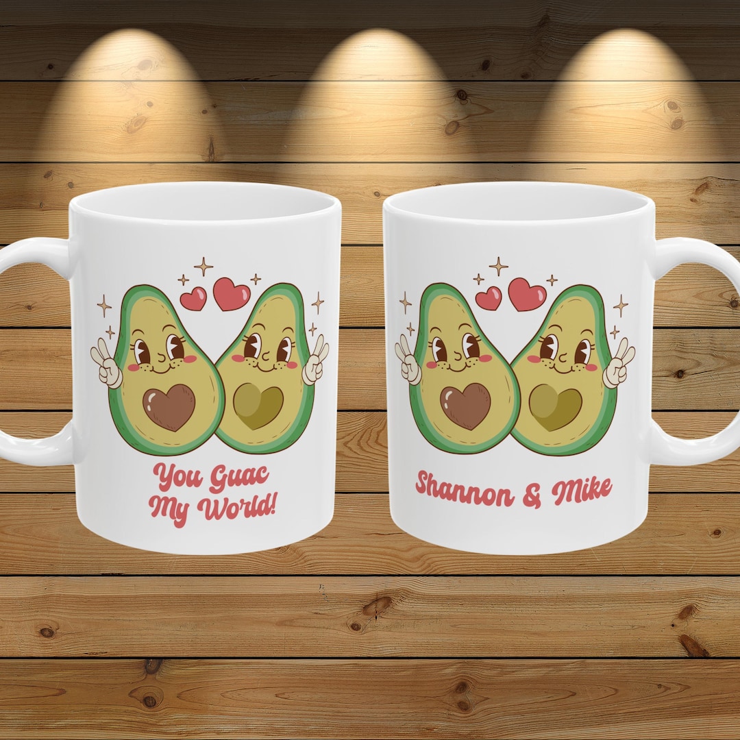 Personalized You Guac My World, Funny Avocado Coffee Mug, Personalized ...