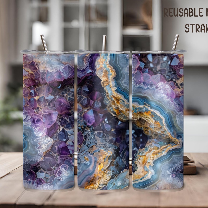 Crystal Geode Mugs - Etsy