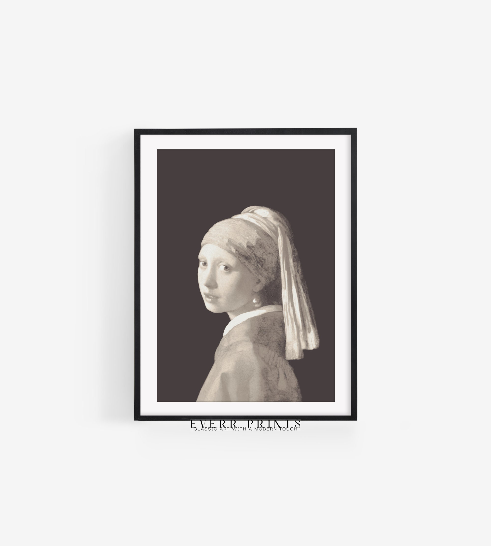 Classic Printable Girl With a Pearl Earring Painting Vintage - Etsy