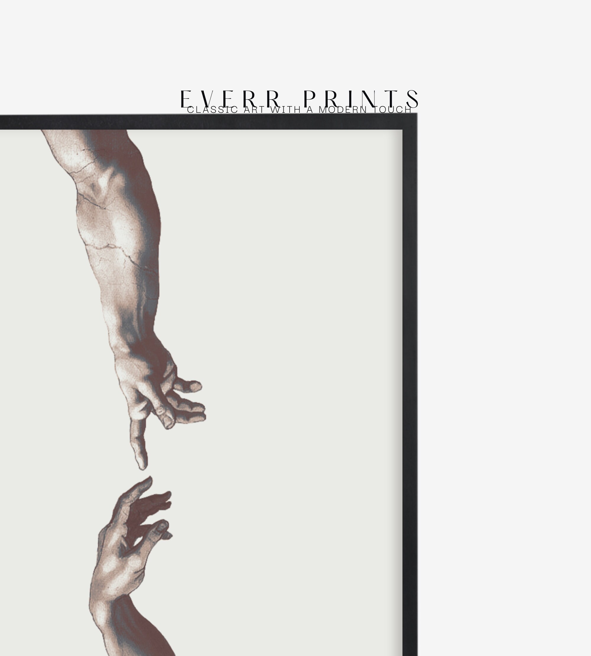 Classic Printable Neutral Creation of Adam Print Vintage Renaissance ...