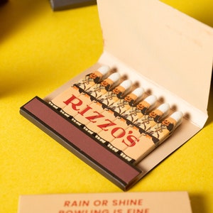 Pack of 10 Vintage Style Matchbooks With Print on Matches - 10 Unique ...