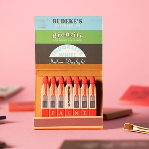 Pack of 10 Vintage Style Matchbooks With Print on Matches - 10 Unique ...
