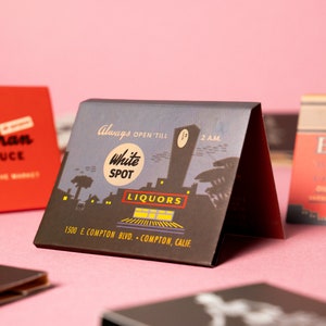 Pack of 10 Vintage Style Matchbooks With Print on Matches - 10 Unique ...