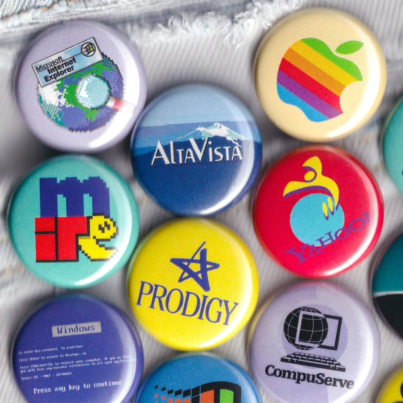 Early Internet Classic Webcore '80s/'90s Pack Set of 15 1 Buttons or ...