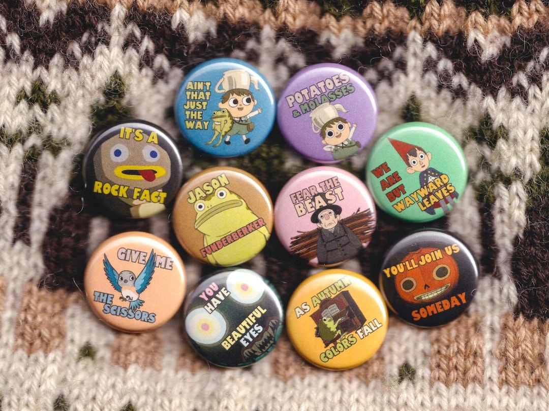 Button Set - Over the Garden Wall - 1” Pins or Magnet Pack of 10 - Etsy