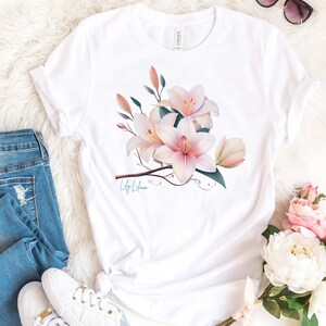 Lily Flower, Wildflowers T-shirt, Wildflowers Shirt, Floral Tee, Flower ...