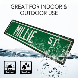 Millie Sign, Millie Gift, Girls Room Decor, Custom Street Sign, Signs ...