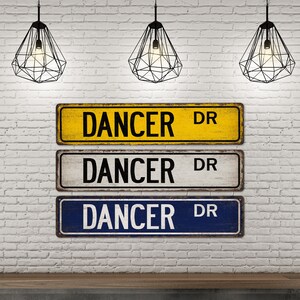 Dancer Sign, Dancer Street Sign, Dance Studio Decor, Ballet Sign, Tap ...