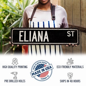 Eliana Sign, Eliana Gift, Girls Room Decor, Custom Street Sign, Signs ...