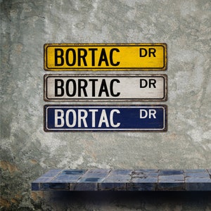 BORTAC Sign, Border Patrol Street Sign, Tactical Unit, Federal Agent ...