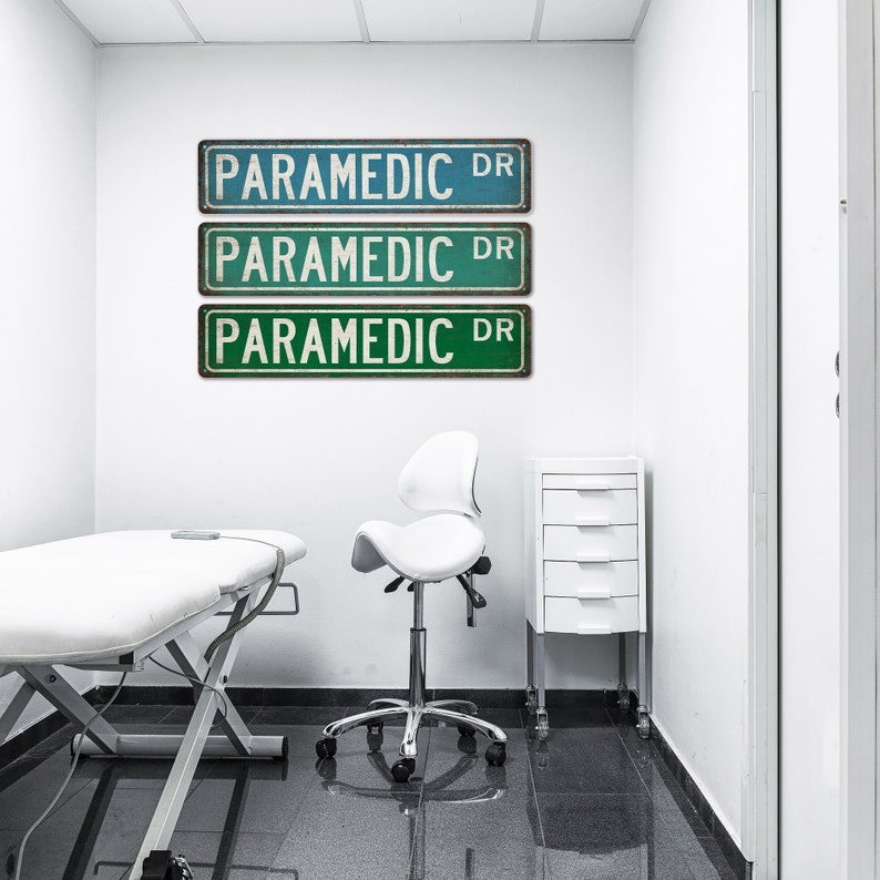 Paramedic Sign, EMT Street Sign, EMS, Emergency Medical Service, Doctor ...