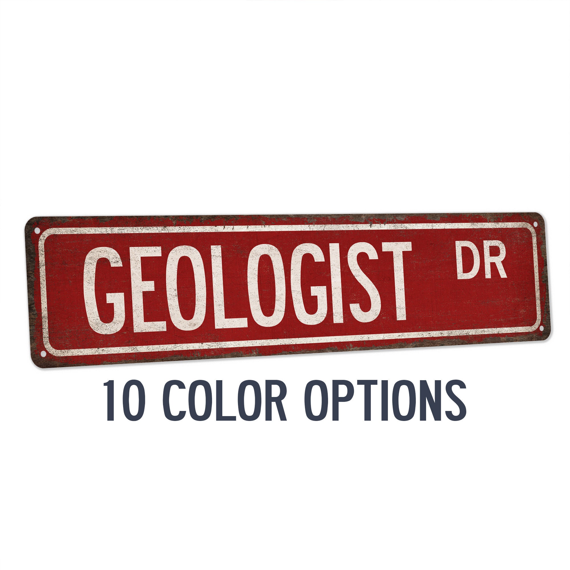 Geologist Sign Geology Teacher Street Sign Lapidary Shop - Etsy