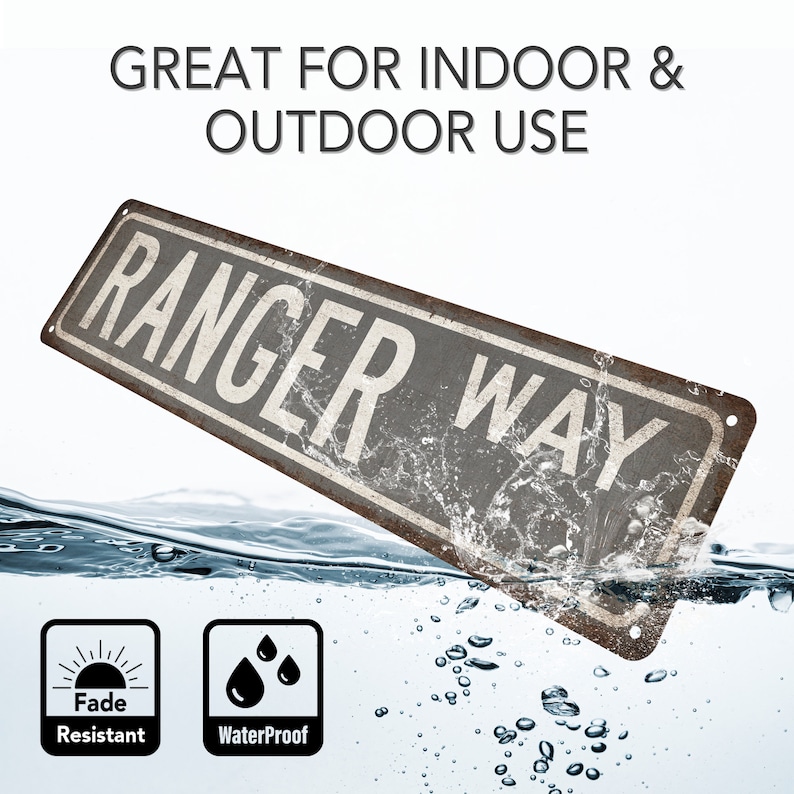 Ranger Sign, Military Street Sign, US Army Decor, Army Ranger ...