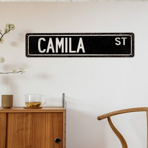 Camila Sign, Camila Gift, Girls Room Decor, Custom Street Sign, Signs ...