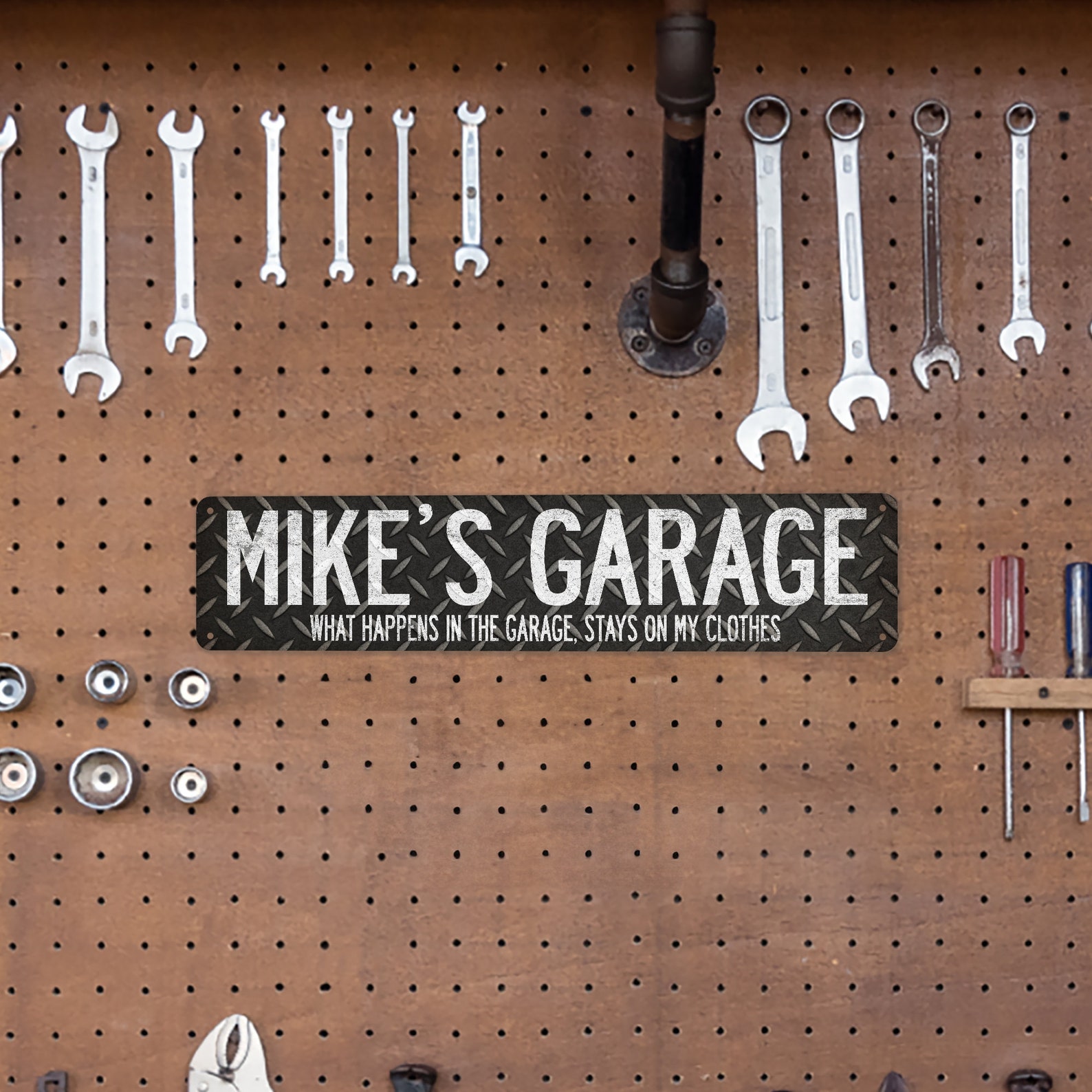 Custom Metal Sign, Custom Street Sign, Rustic Looking Metal Sign ...