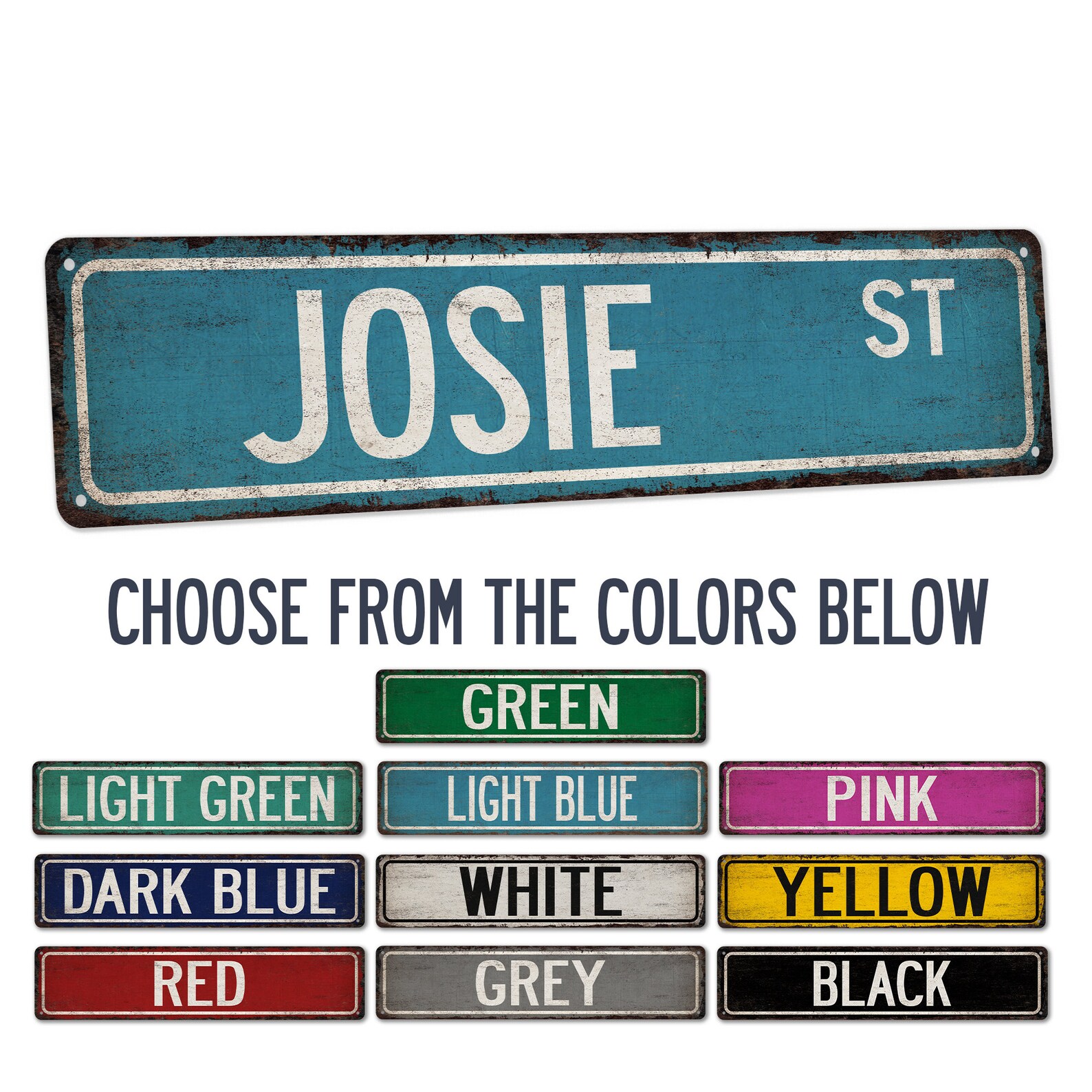 Josie Sign, Josie Gift, Girls Room Decor, Custom Street Sign, Signs for ...