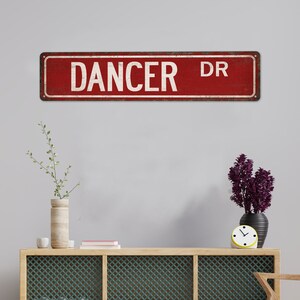 Dancer Sign, Dancer Street Sign, Dance Studio Decor, Ballet Sign, Tap ...