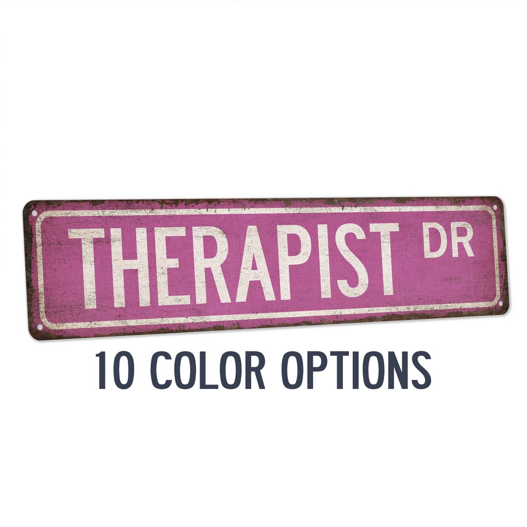 Therapist Sign, Psychiatrist Street Sign, Health Care, Physical ...