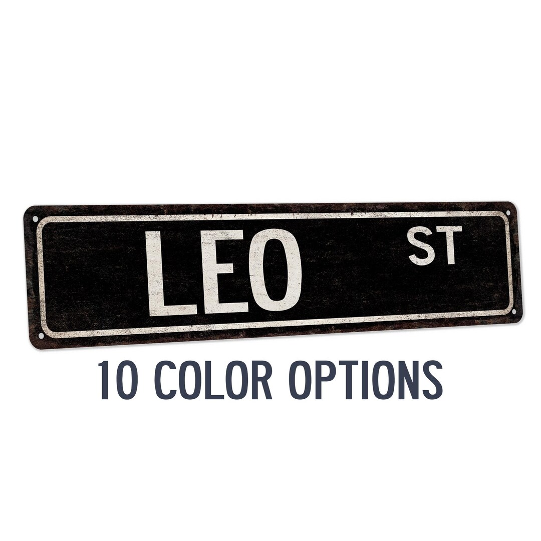Leo Sign, Boys Gift, Signs for Boys Room, Boy Name Sign, Boys Room ...