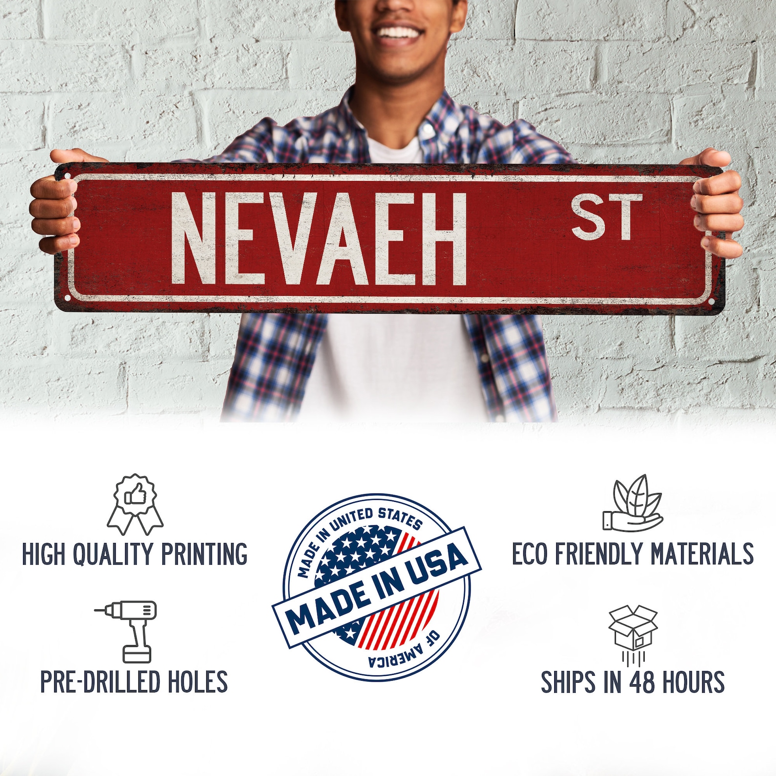 Nevaeh Sign, Nevaeh Gift, Girls Room Decor, Custom Street Sign, Signs ...