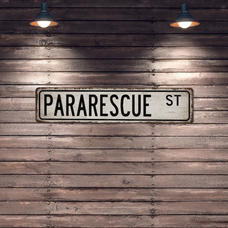 Air Force Sign, Pararescue Street Sign, Military Decor, Pilot, Veteran ...