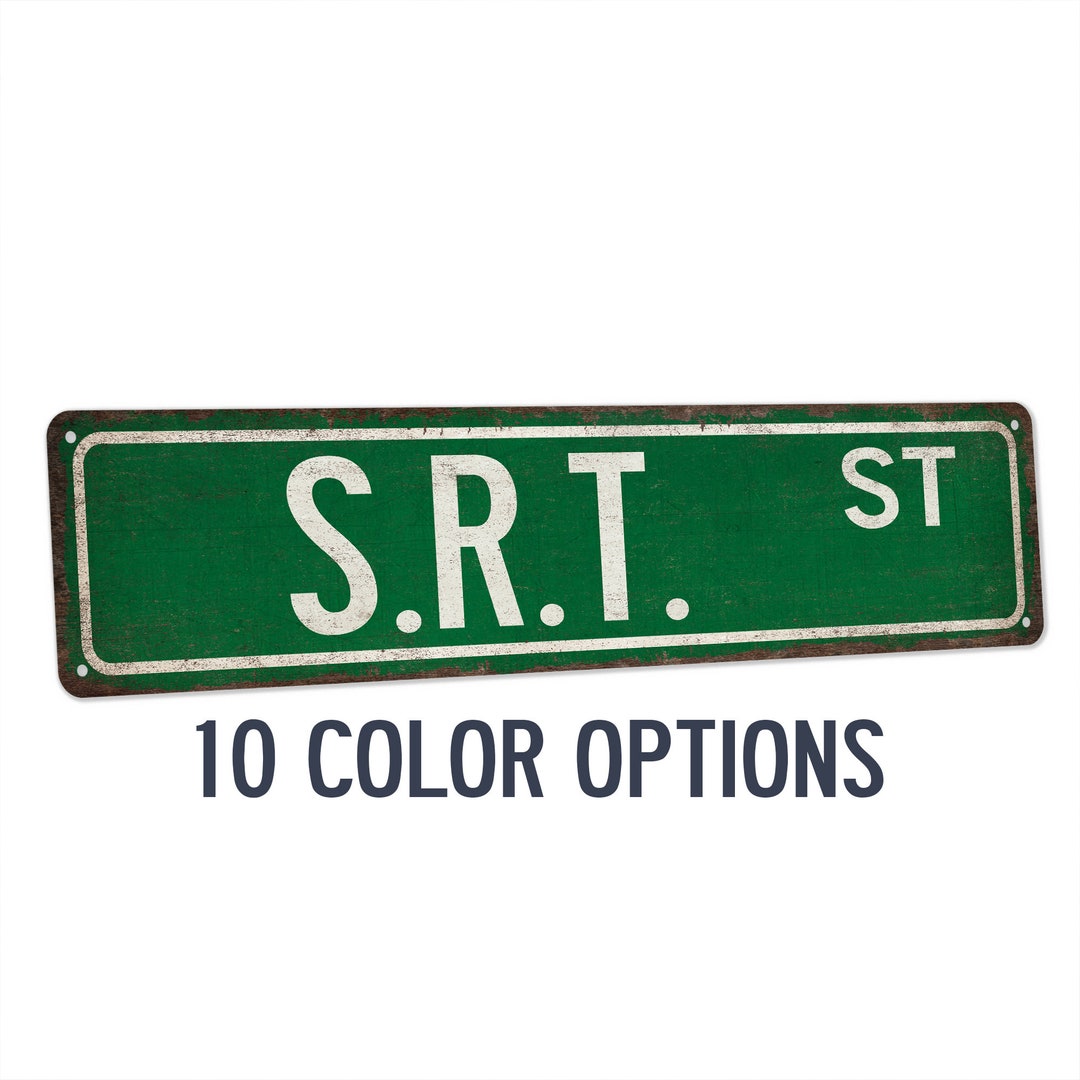 SWAT Sign, Policemen Street Sign, SRT Sign, Police Office Decor ...