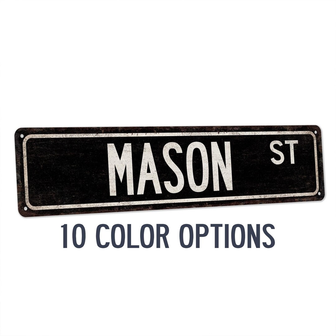 Mason Sign, Name Signs, Boys Gifts, Nursery Signs, Signs for Boys Room ...