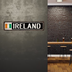 Ireland Street Sign, St Patrick's Day Decor, Irish Flag, Custom-signs ...